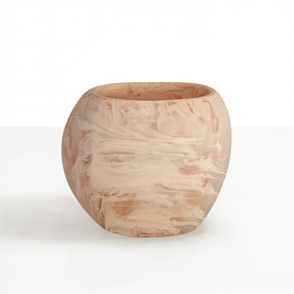 Oceania Wide Medium Vase Blush – Nashi Home Resinware USA Site